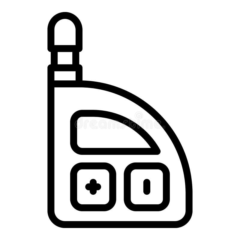 Car Remote Control Icon Outline Vector. Auto System Stock Vector ...