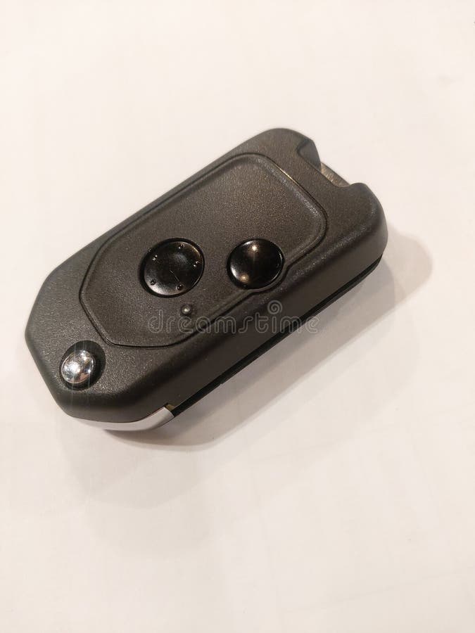 Car Remote Key in White Background Stock Image - Image of white, tool ...