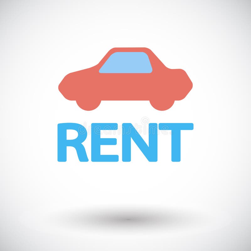 For rent. Single icon. stock vector. Illustration of mortgage - 94646605