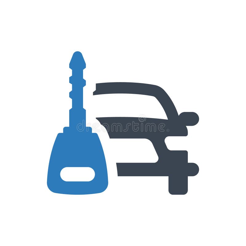 Car rental icon stock vector. Illustration of sign, icon - 262612946