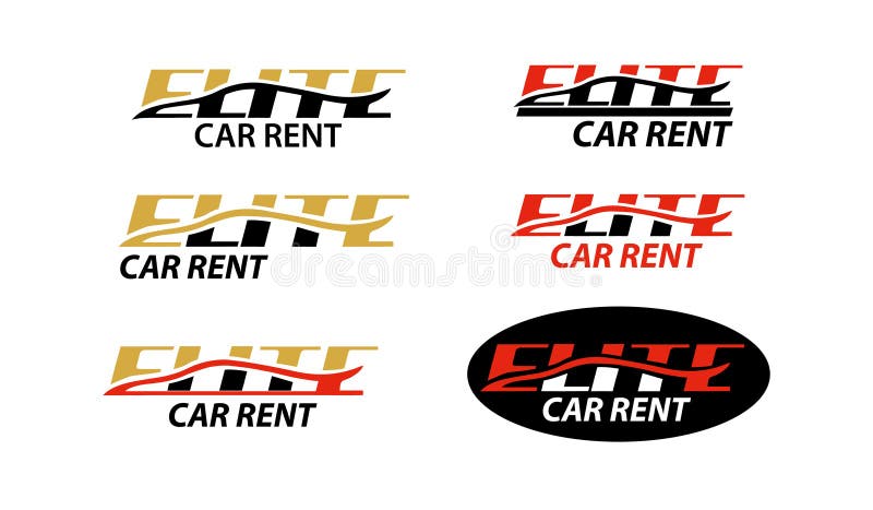 Car Rental Logo stock illustration. Illustration of sign - 298342188