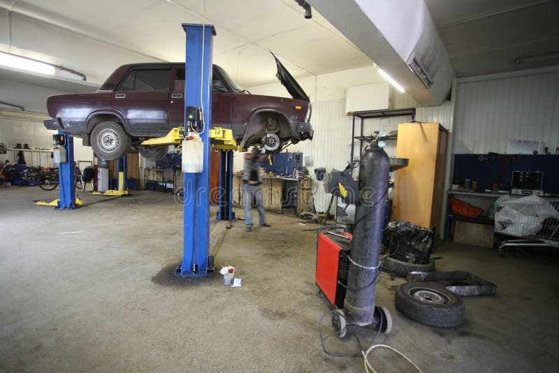 A car repair garage stock image. Image of transportation - 36878069