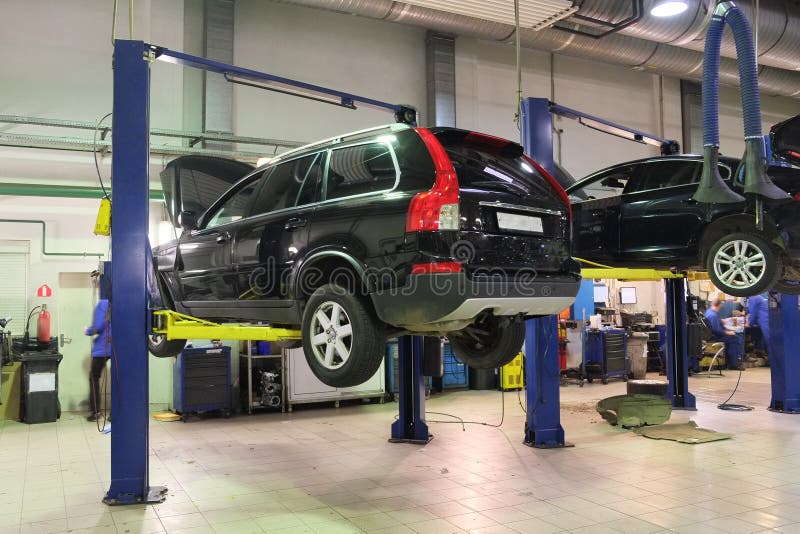 Car repair garage stock image. Image of repair, work - 37537825