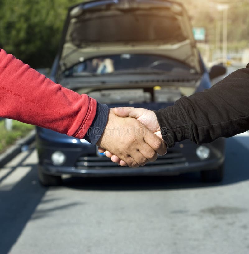 Car Repair Handshake stock photo. Image of serious, male - 68882492