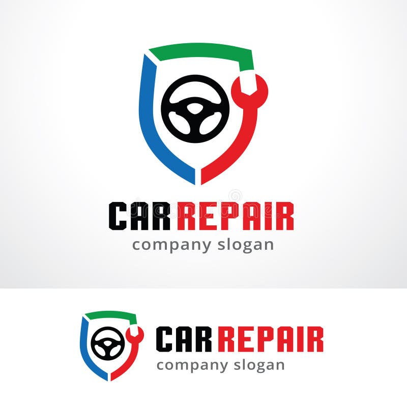 Car Repair Logo Template Design Vector, Emblem, Design Concept ...