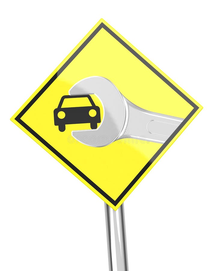 Auto repair shop, sign stock vector. Illustration of vehicle - 11447789