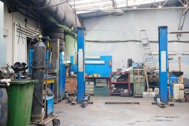 Car repair station stock image. Image of automotive, professional ...