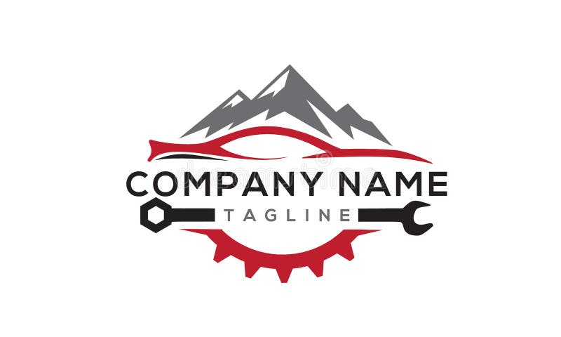 Wheel Repair Tools Logo Design Stock Vector - Illustration of body ...