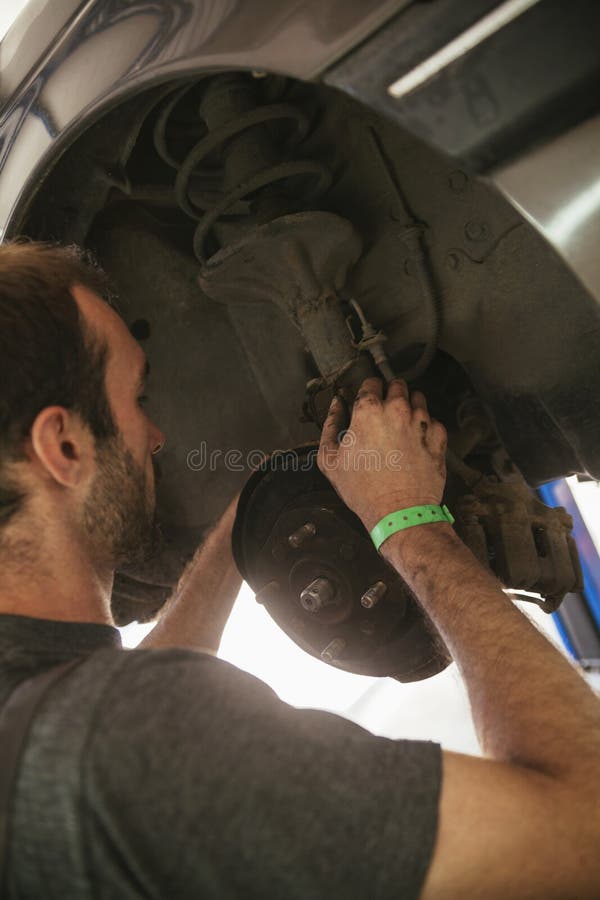 Car Repairing stock image. Image of examine, male, repairing - 78947909