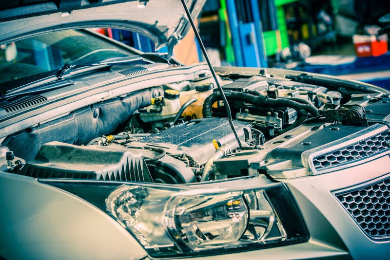 Car Repairing stock image. Image of closeup, servicing - 49641529