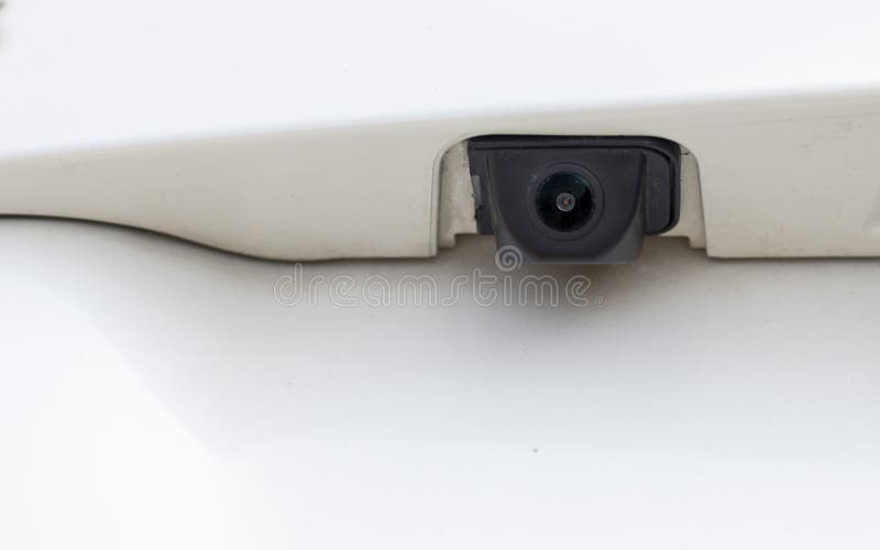 Car Reverse Camera Closeup View Stock Image - Image of view, backup ...