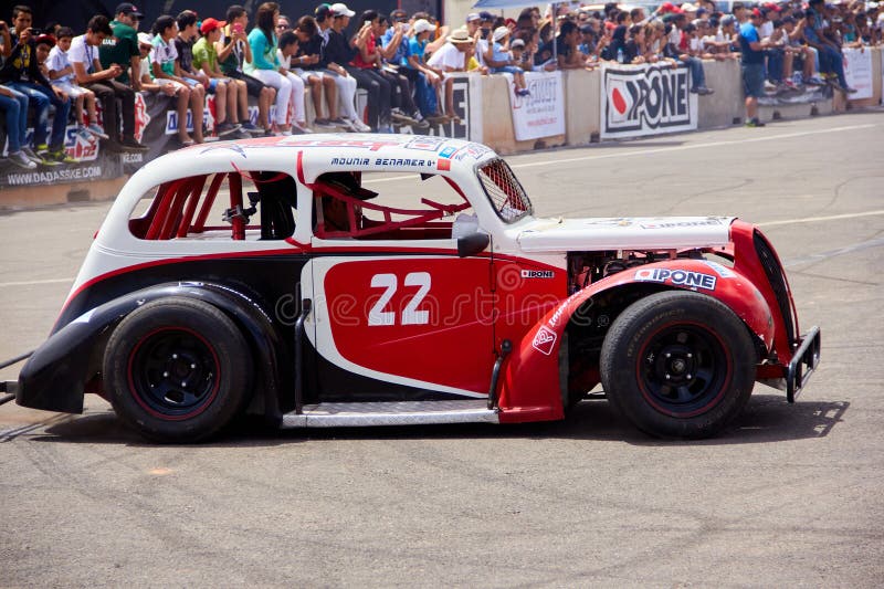 Car Rider in Action at Marrakech MotoGP 2014 Editorial Image - Image of ...