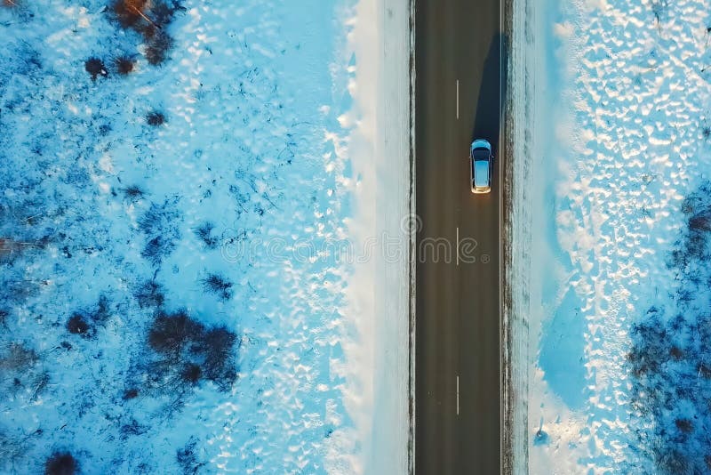 Car Rides on a Bridge Over Ravine, View from Above Stock Photo - Image ...