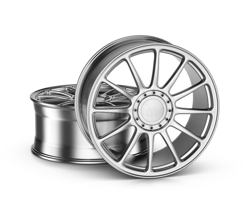 3D Car Rims stock illustration. Illustration of chrome - 9263146