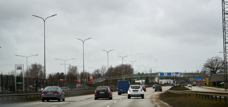 Car on Road. Element of Design Editorial Stock Image - Image of road ...