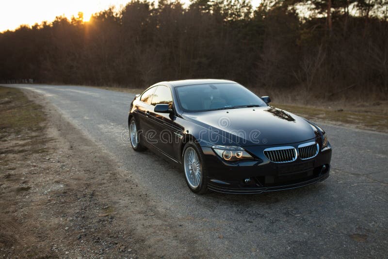 Car on road, front side stock photo. Image of modern - 56500988