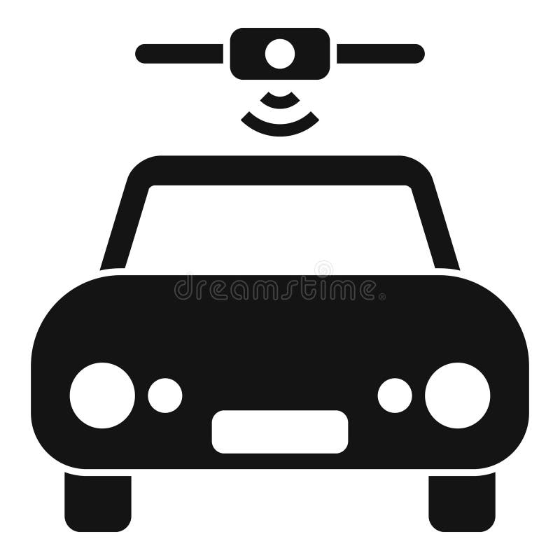Car Road Sensor Icon Simple Vector. Safety Control Stock Illustration ...