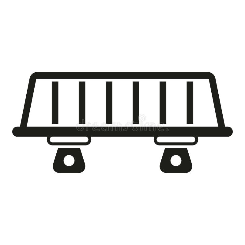 Car Roof Rack Icon Simple Vector. Box Trunk Stock Vector - Illustration ...