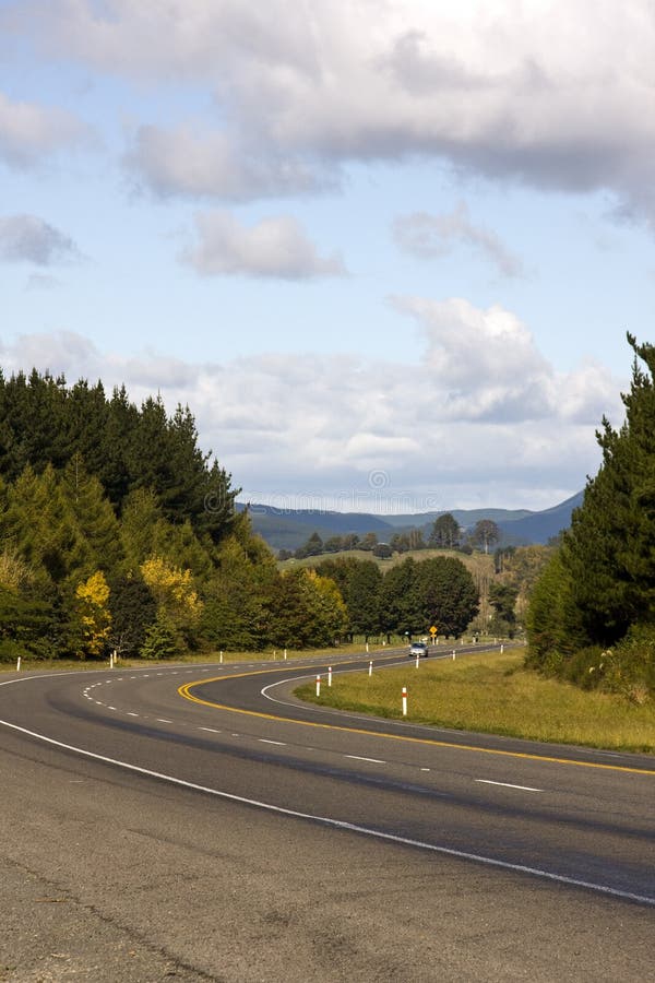 Highway in Rural Area stock image. Image of long, horizon - 9418567