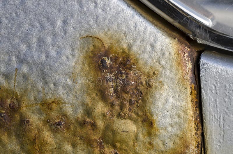 Car with Rust and Corrosion Stock Image - Image of abstract, grunge ...