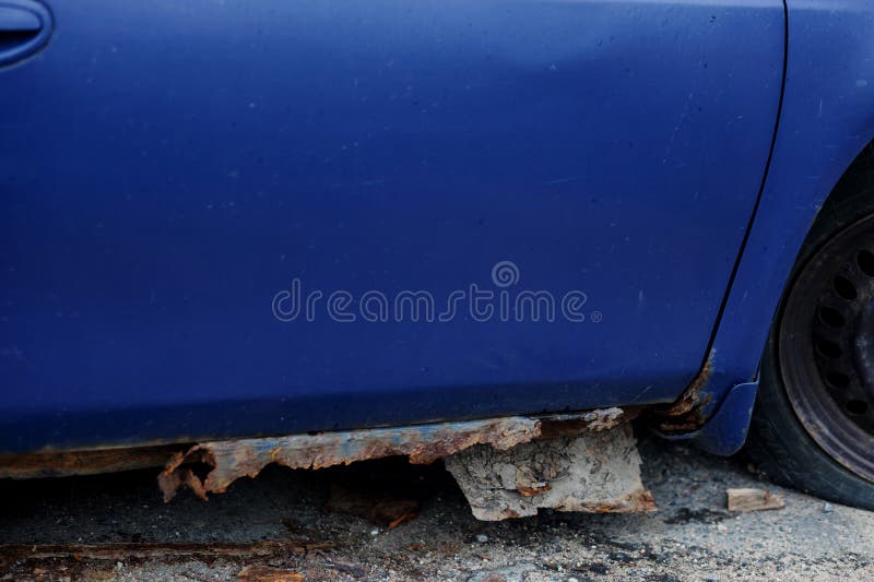 Car with Rust and Corrosion Stock Photo - Image of steel, oxidation ...