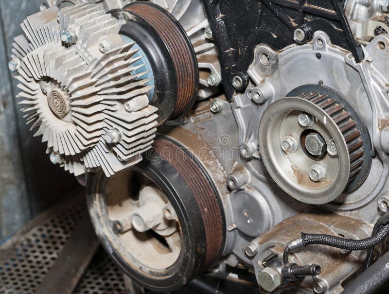 Car S Engine Part. Motor Background. Stock Image - Image of metallic ...