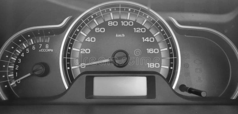 Car S Speedometer, Odometer and Tachometer Editorial Image - Image of ...