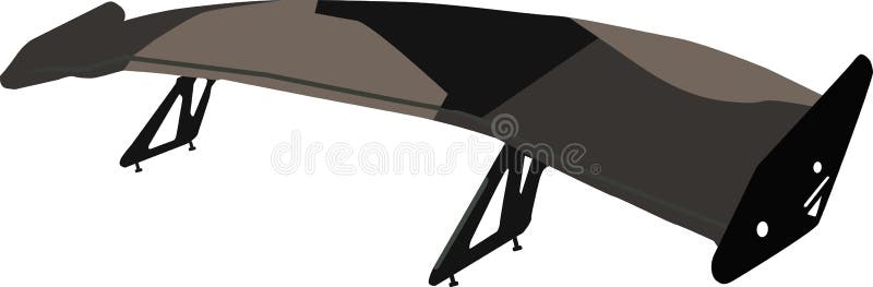 Car's spoiler stock illustration. Illustration of sports - 41804867