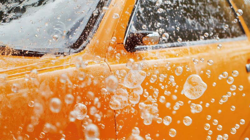A Car S Window with Air Bubbles Escaping Stock Photo - Image of vehicle ...