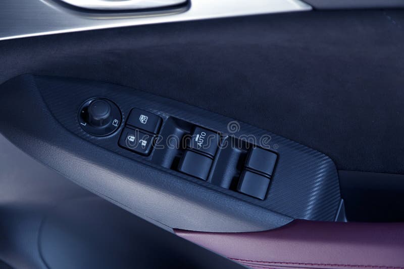 Car`s window button stock image. Image of glass, culture - 102254851