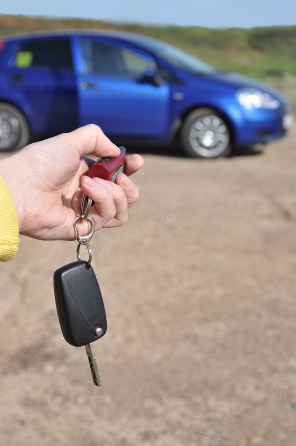 Car Safety Alarm and Key stock photo. Image of safety - 14244096