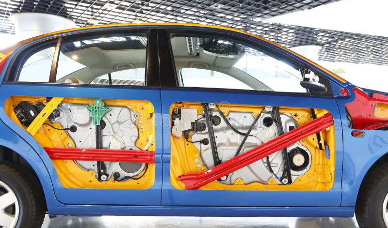 The Internal Structure Detail of a Modern Car Stock Photo - Image of ...
