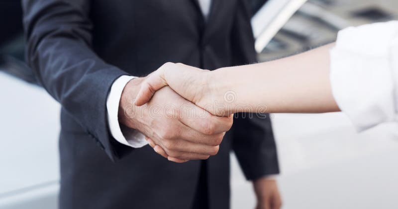 Car Sale. Customer and Salesman Shaking Hands Stock Image - Image of ... Car Sale. Customer and Salesman Shaking Hands Stock Image - Image of ...
