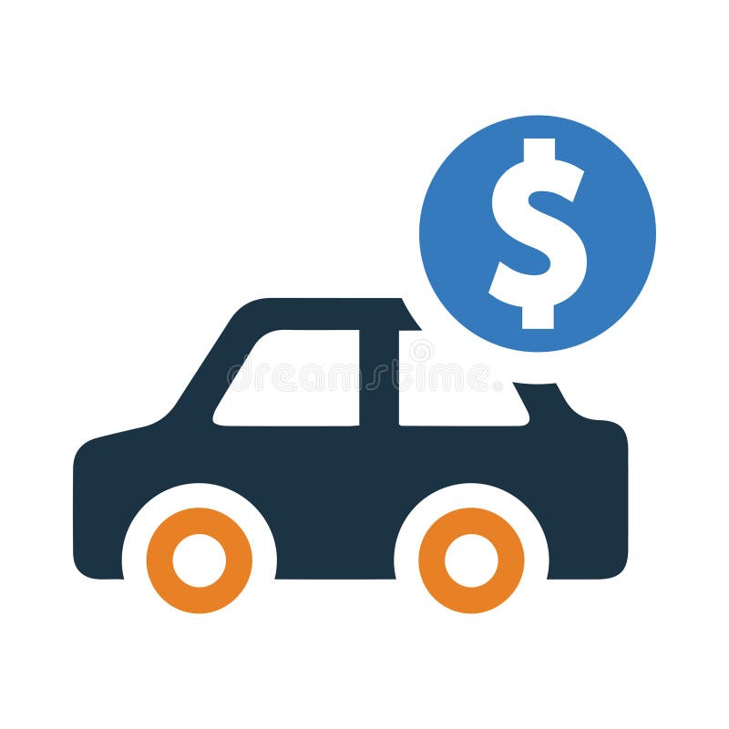 Car, Sale, Dollar, Money, Auto Car Sale Icon Stock Vector ...