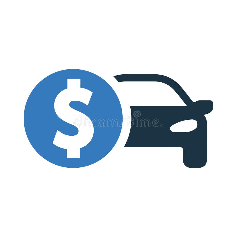 Car, Sale, Dollar, Money, Auto Car Sale Icon Stock Vector ...