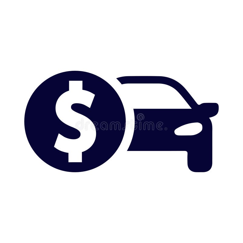 Car, Sale, Dollar, Money, Auto Car Sale Icon Stock Vector ...