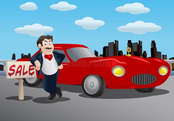 Character Car Salesman Stock Illustrations – 764 Character Car Salesman ...