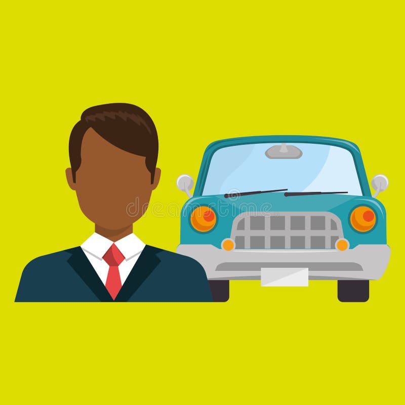 Car salesman design stock illustration. Illustration of sell - 73353211