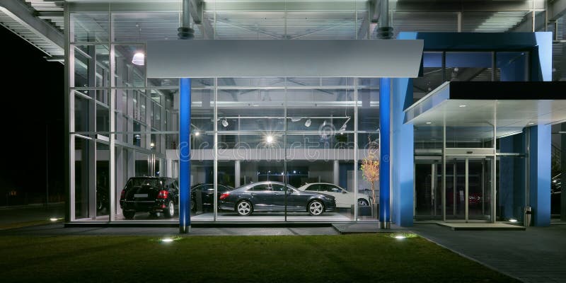Car Salon stock image. Image of business, modern, landscaped - 24225463