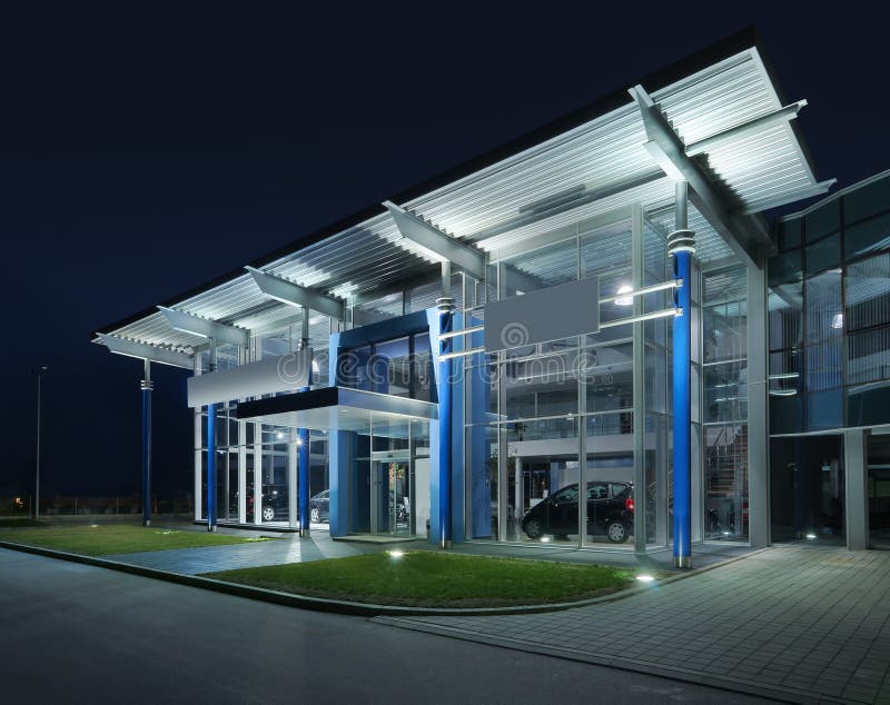 Car Salon stock image. Image of business, modern, landscaped - 24225463