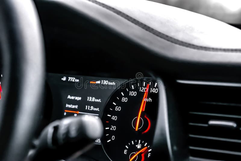 Intelligent Driver Digital Information Panel System Stock Photos - Free ...