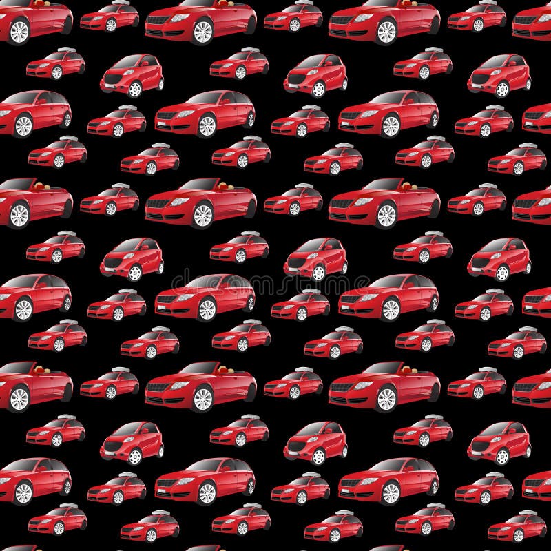 Car Seamless Pattern Design Stock Illustration - Illustration of ...