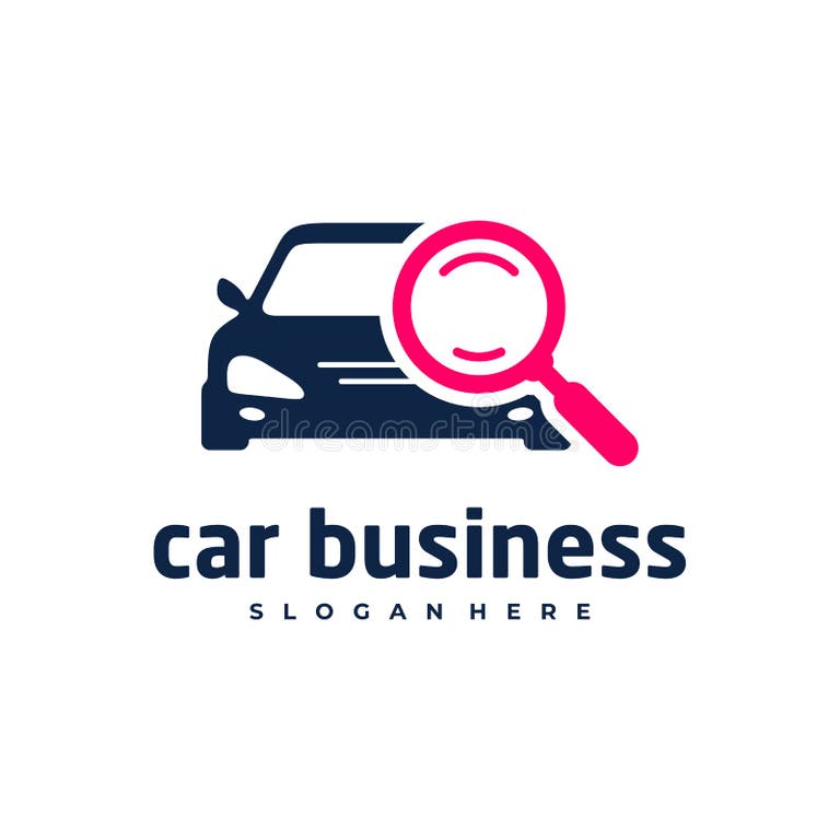 Car Search Logo Vector Template, Creative Car Logo Design Concepts ...