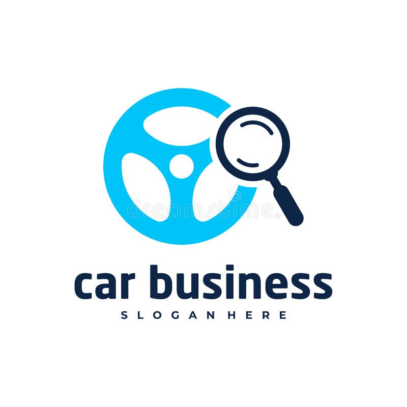 Car Search Logo Vector Template, Creative Car Logo Design Concepts ...