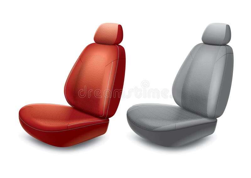 Isolated Car Seat stock vector. Illustration of chair - 49274742