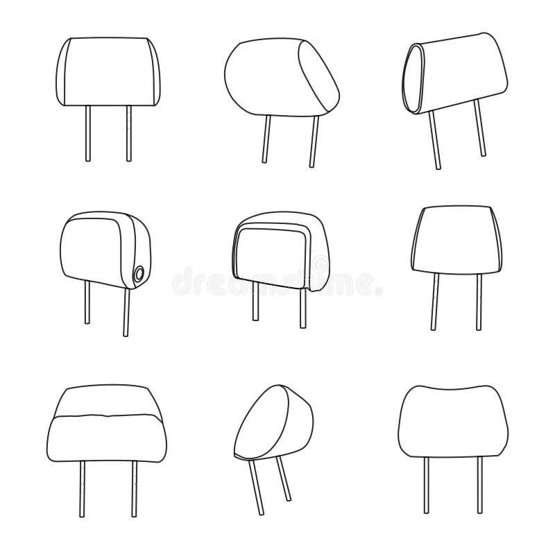 Headrest Stock Illustrations – 1,220 Headrest Stock Illustrations ...
