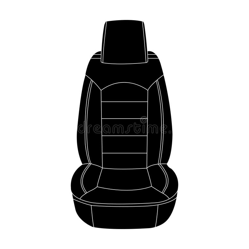 Car seat icon stock vector. Illustration of luxury, sofa - 287526841