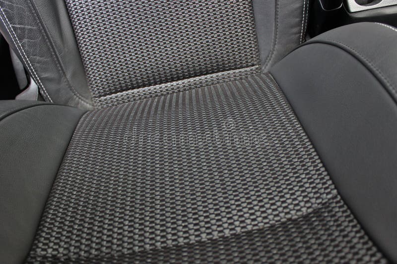 The Backrest of the Driver S Seat in a Car with Different Trim ...
