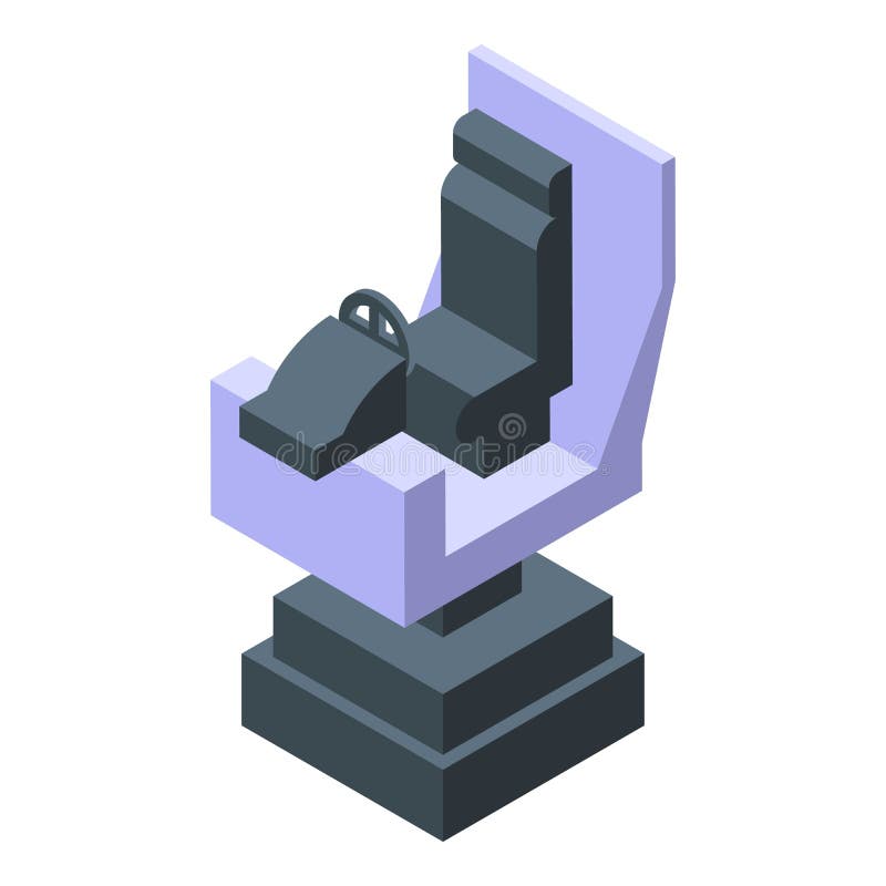 Car Seat Vr Platform Icon Isometric Vector. Virtual Ai Stock Vector ...