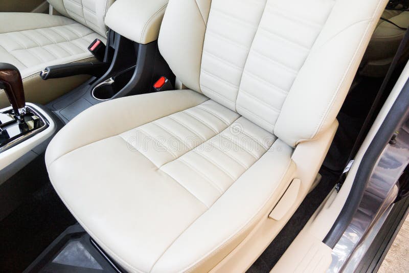 Car seats at the front row stock image. Image of comfortable - 111981623